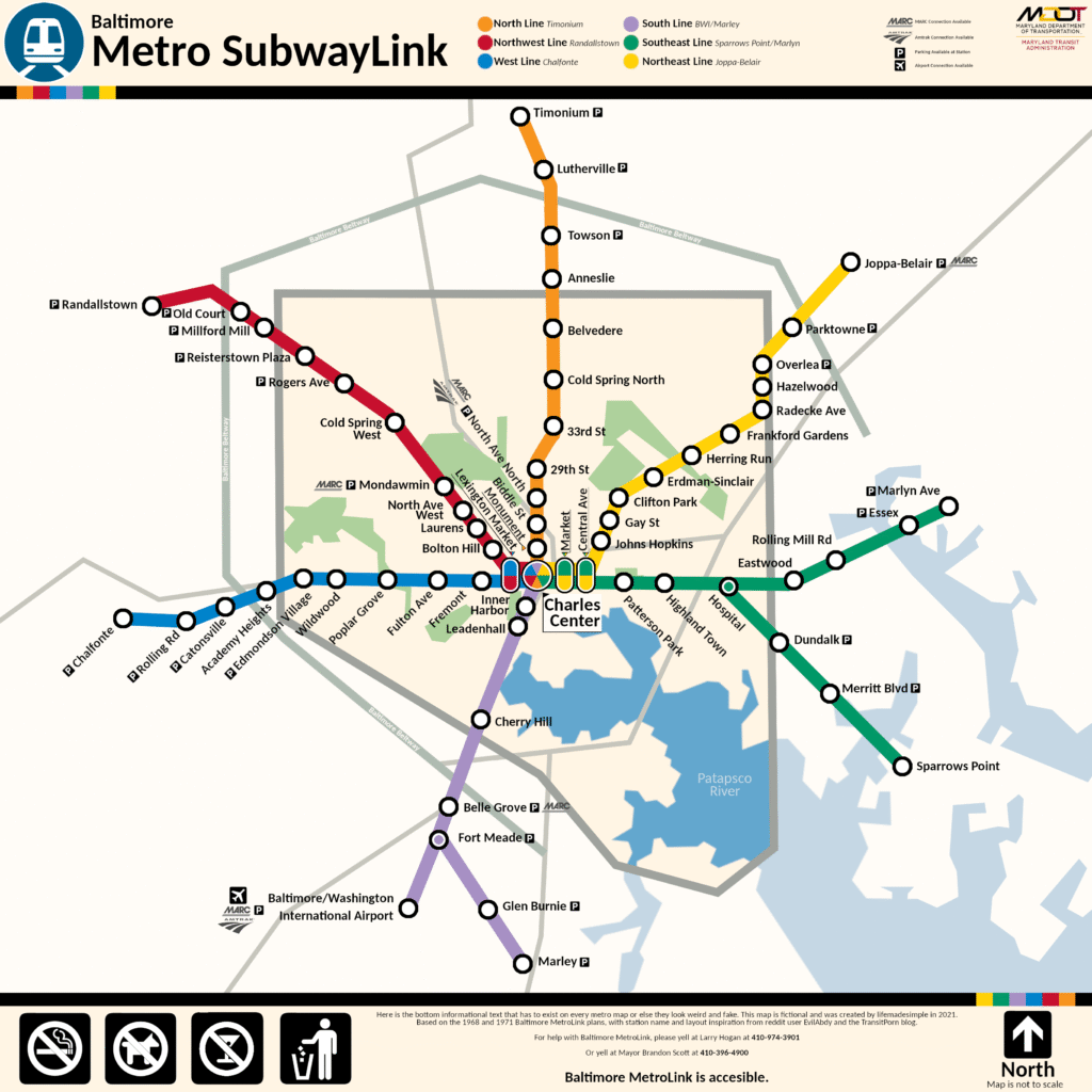 Baltimore Maryland Transportation - Public Transit System Guide